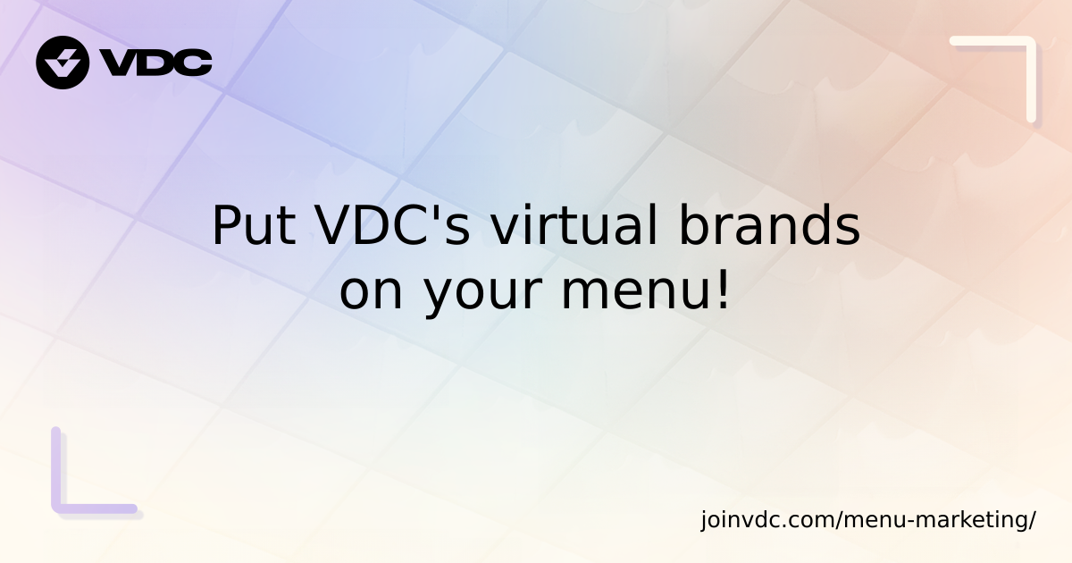 On Menu Marketing - Virtual Dining Concepts